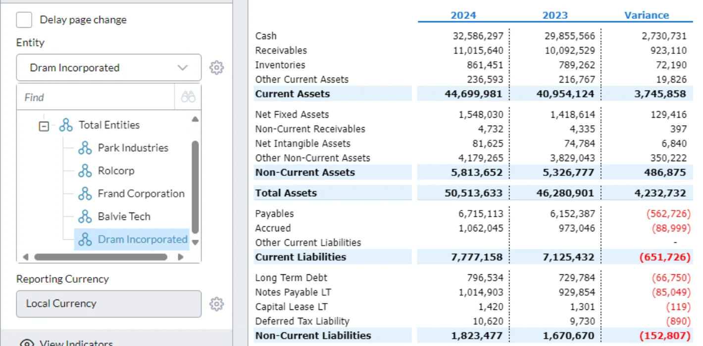 Marketplace Explorer | Financial Reporting Software: Balance Sheet ...